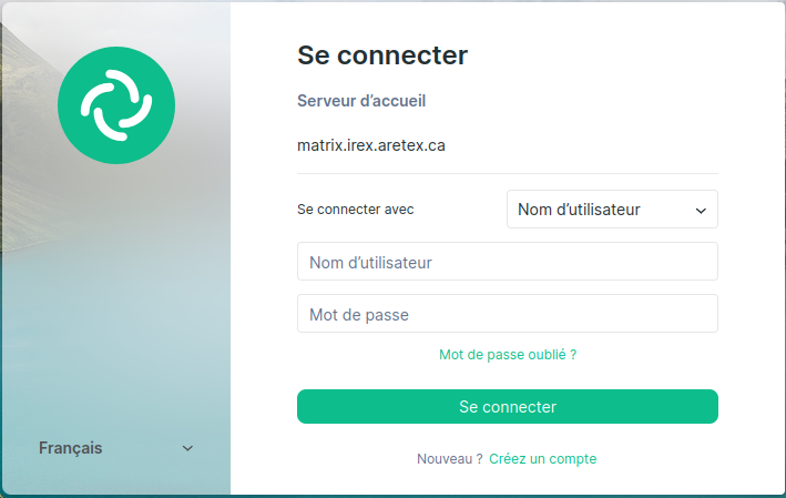 IREX - Création de salon sur Element.
